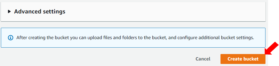 Creating a bucket in AWS - Welcome to Langstack