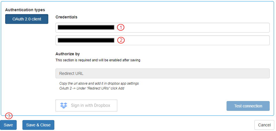 Set up Dropbox Connector - Welcome to Langstack