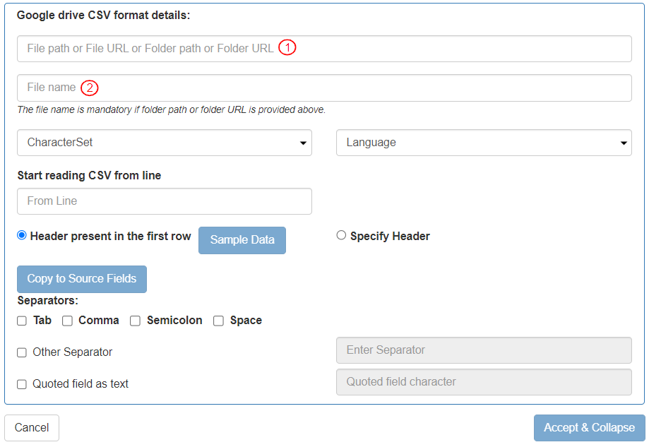 Adding Google Drive path in ETL pipeline Streams - Welcome to Langstack